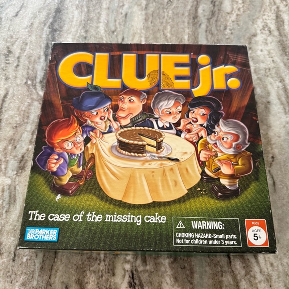 Parker Brothers | Toys | Clue Jr Mystery Board Game For Kids | Poshmark